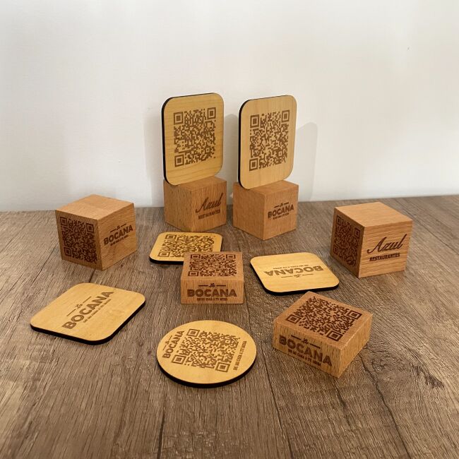 The best wooden QR codes for your restaurant - Avocaty